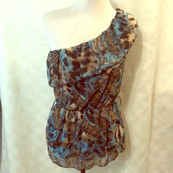 Celine by Champion | Tops | Celine By Champion Lined Bit Chain Blouse ...
